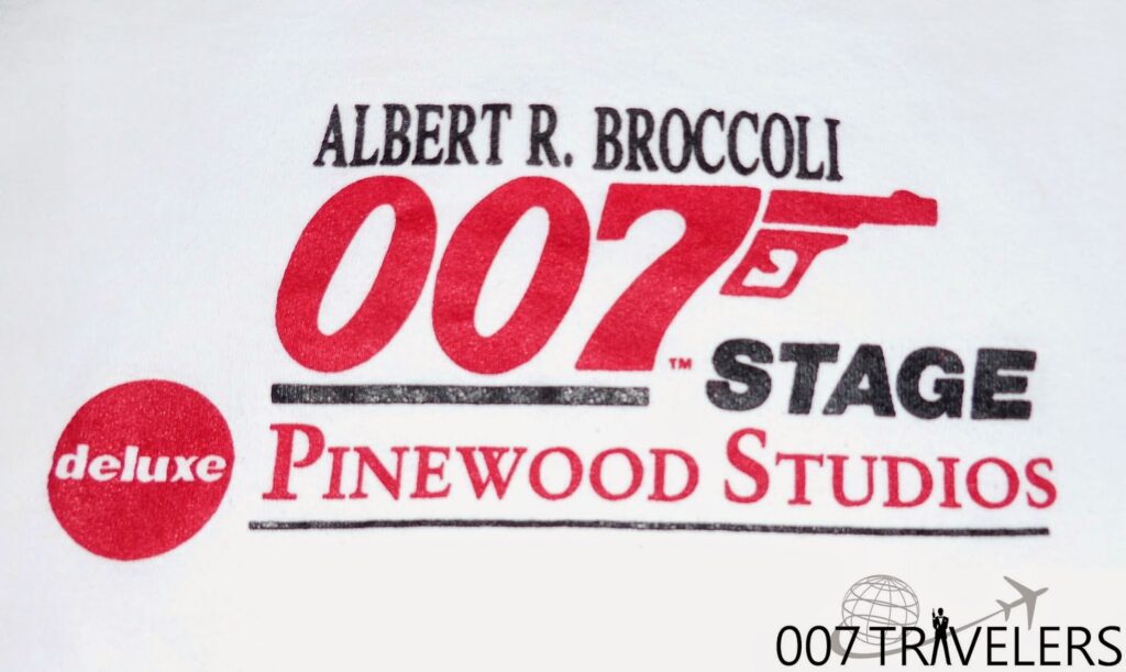 007 Item: Albert R. Broccoli 007 Stage Pinewood studios college shirt ...