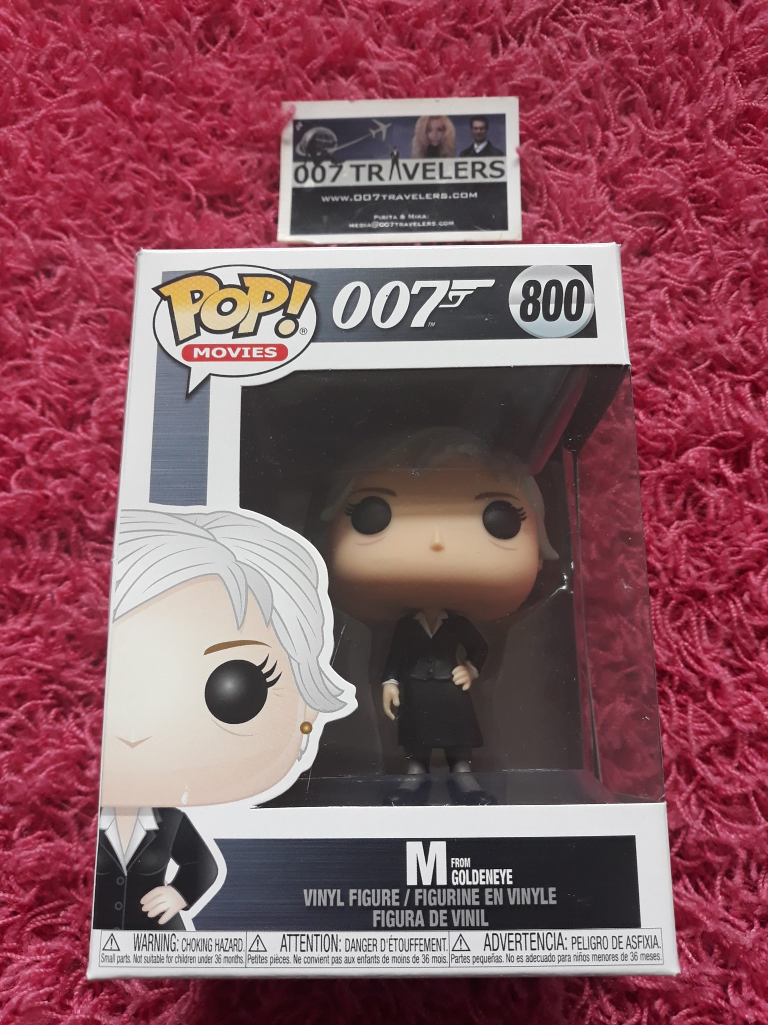 007 Item: Pop! Movies 007 M from GoldenEye Vinyl Figure