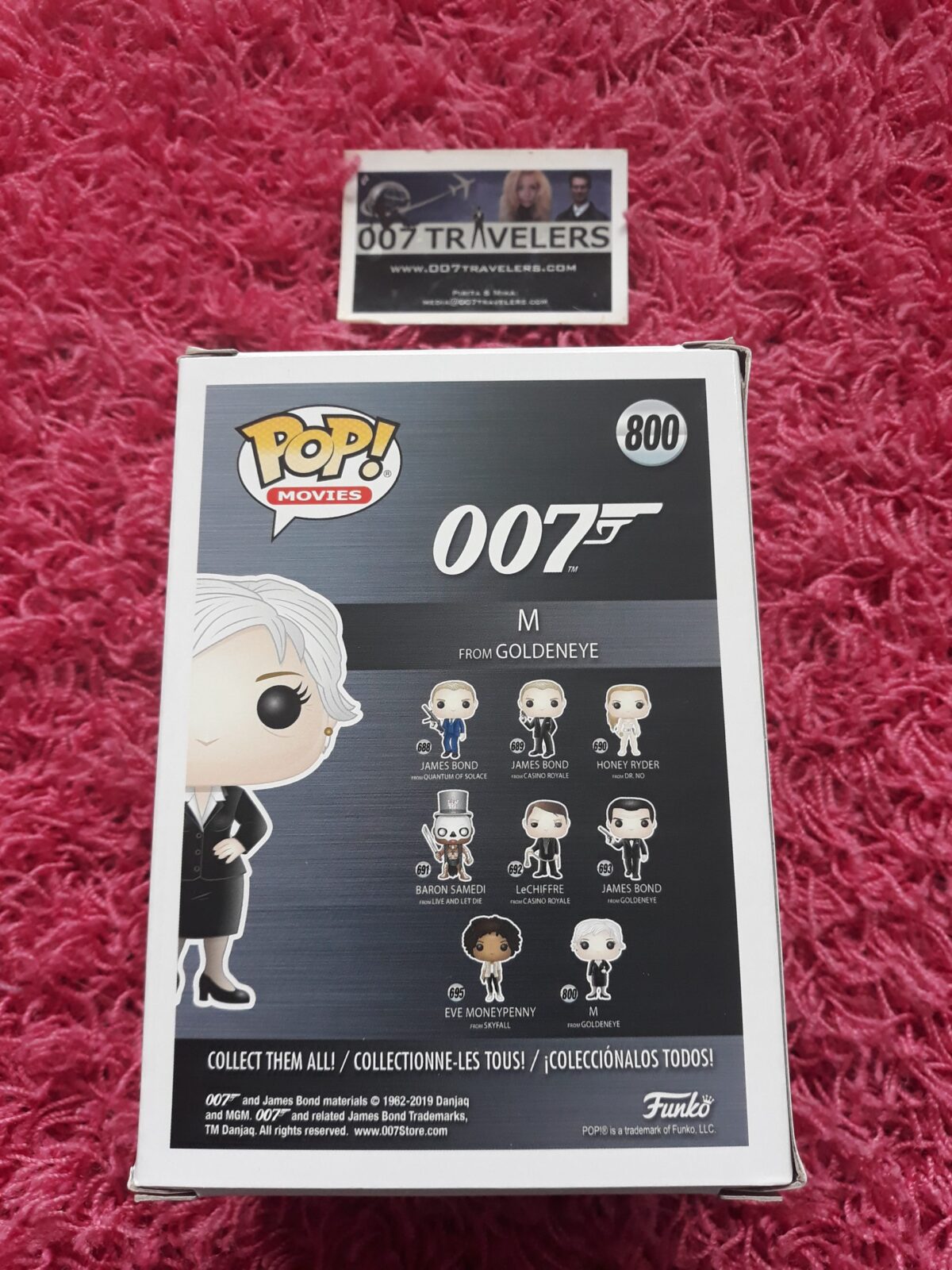 007 Item: Pop! Movies 007 M from GoldenEye Vinyl Figure