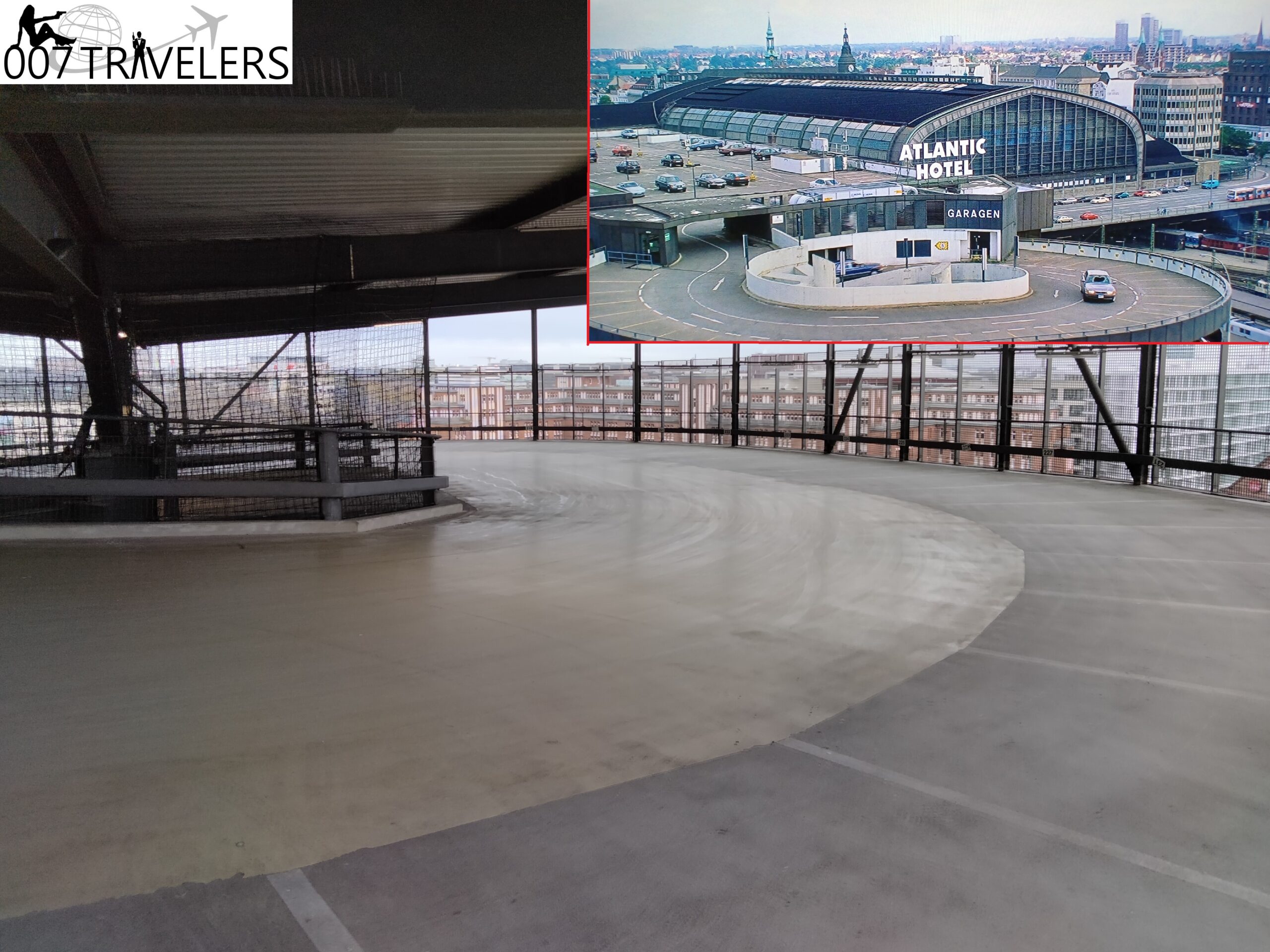007 Filming location: Parking garage's top floor in Hamburg / Tomorrow ...