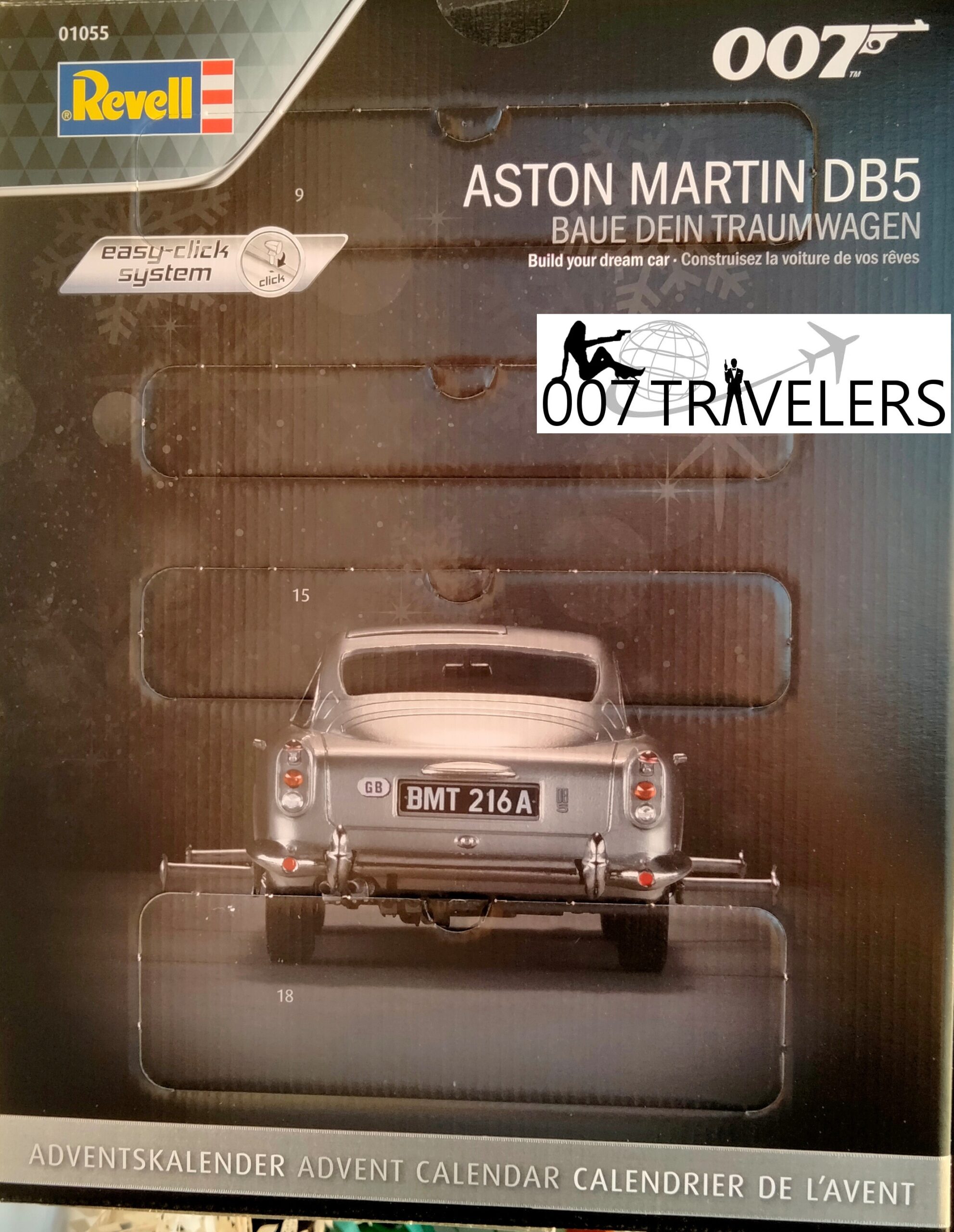 007 Item: 007 Aston Martin DB5 Advent Calendar - 007 Travelers